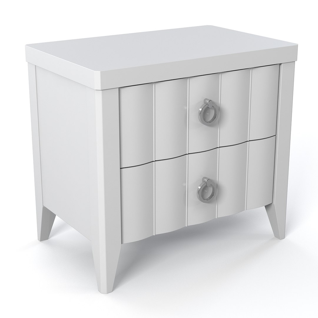 3d Model Of Lineas Night Stand
