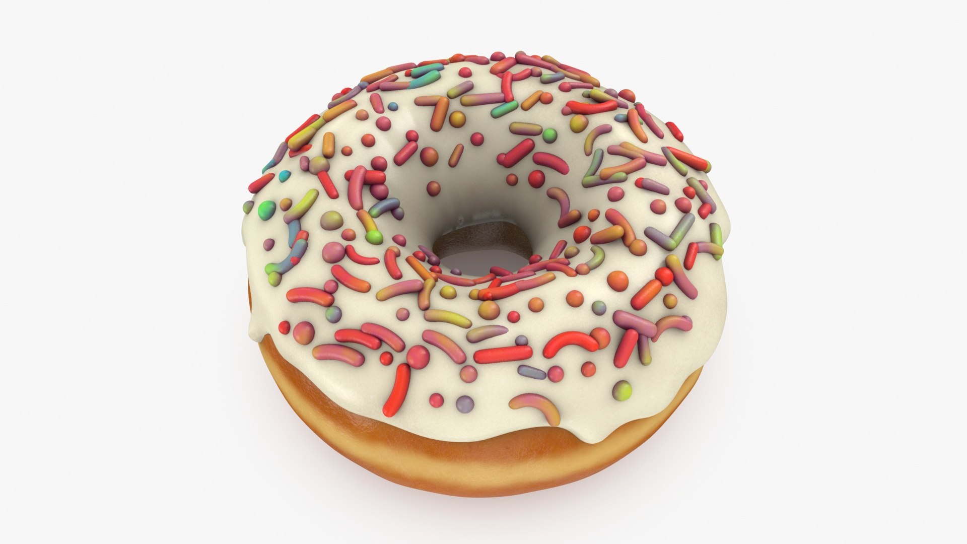Stylized Donut 3 Model - TurboSquid 2254378