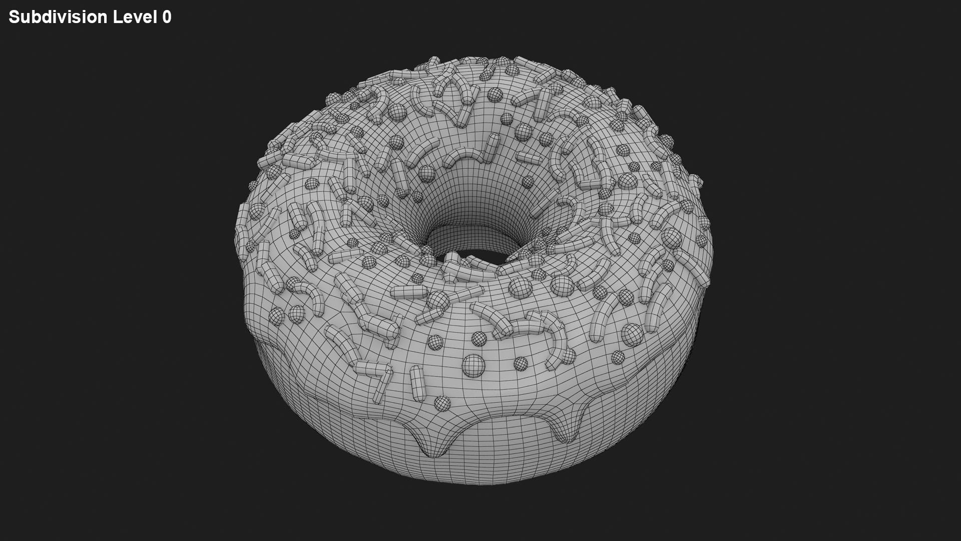 Stylized Donut 3 Model - TurboSquid 2254378