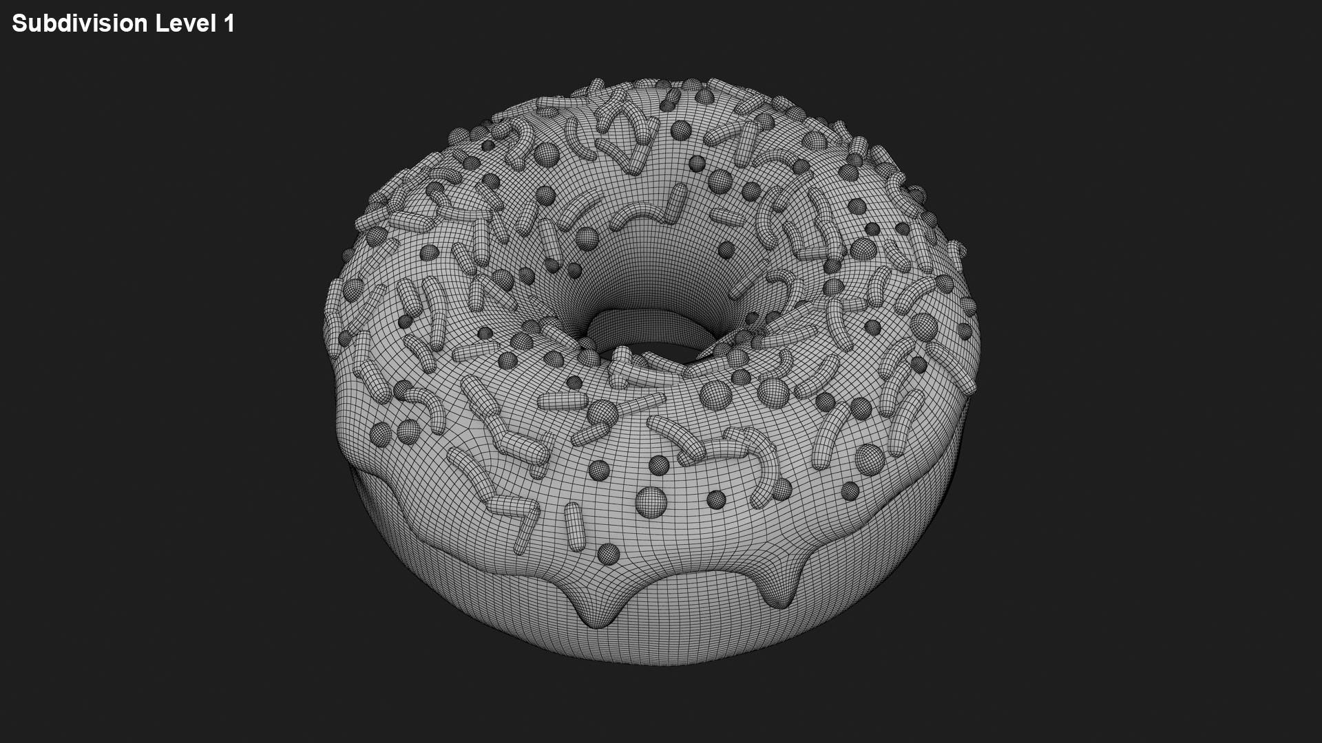 Stylized Donut 3 Model - TurboSquid 2254378