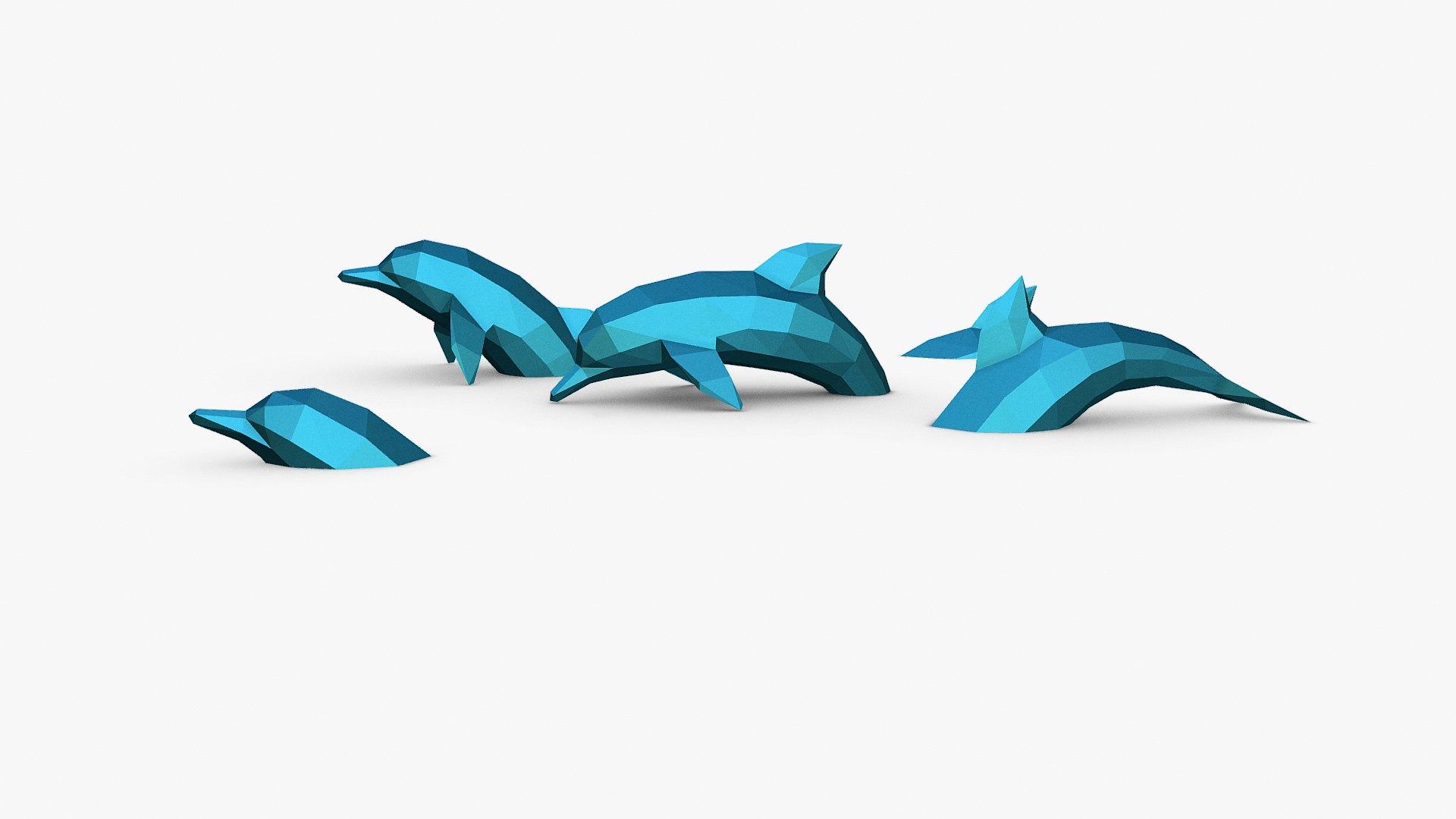 3D dolphins model - TurboSquid 2032305