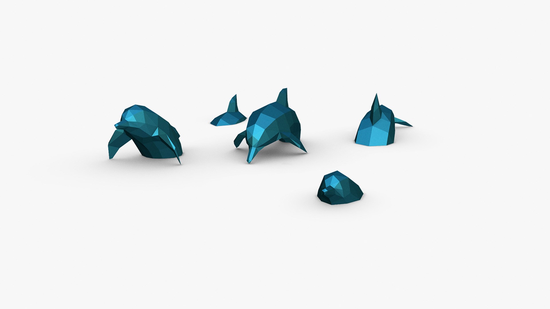 3D dolphins model - TurboSquid 2032305