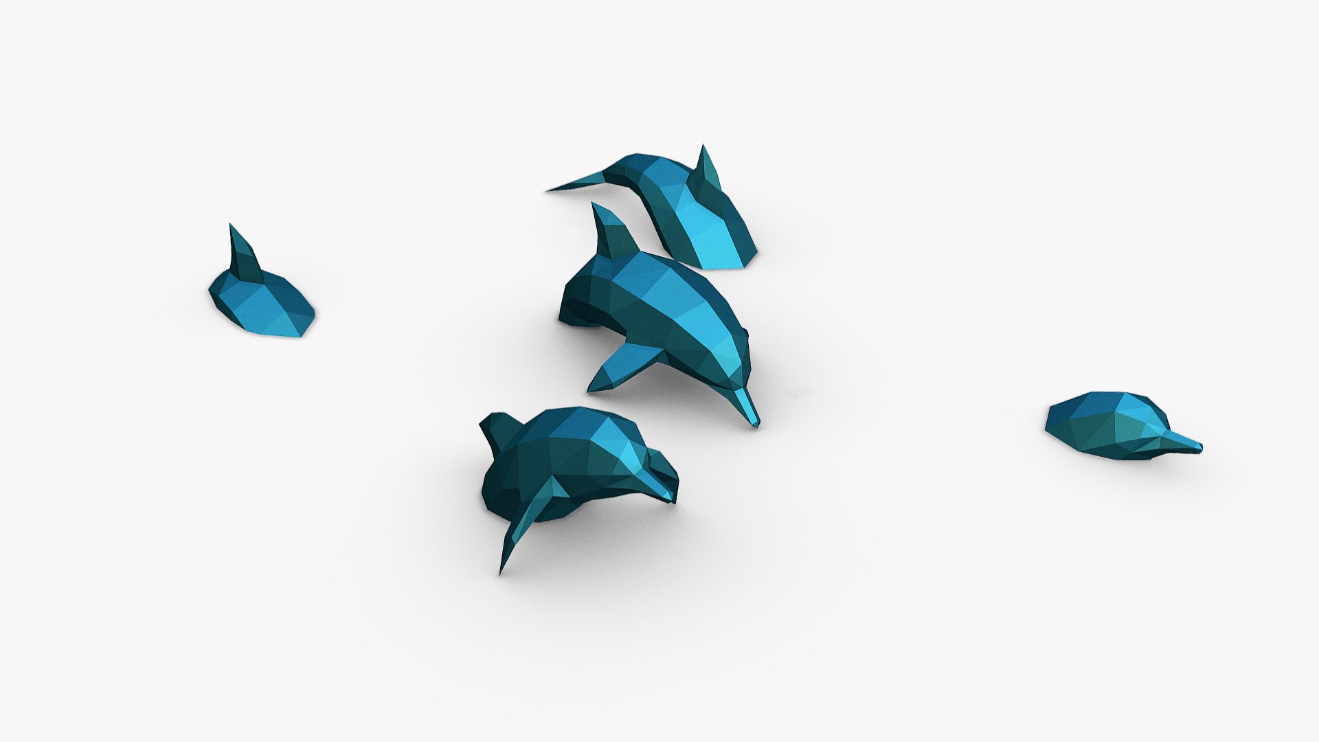 3D dolphins model - TurboSquid 2032305