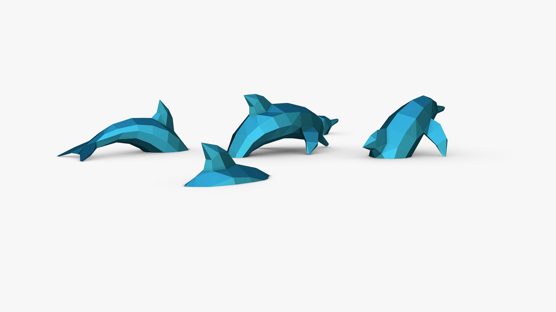 3D dolphins model - TurboSquid 2032305