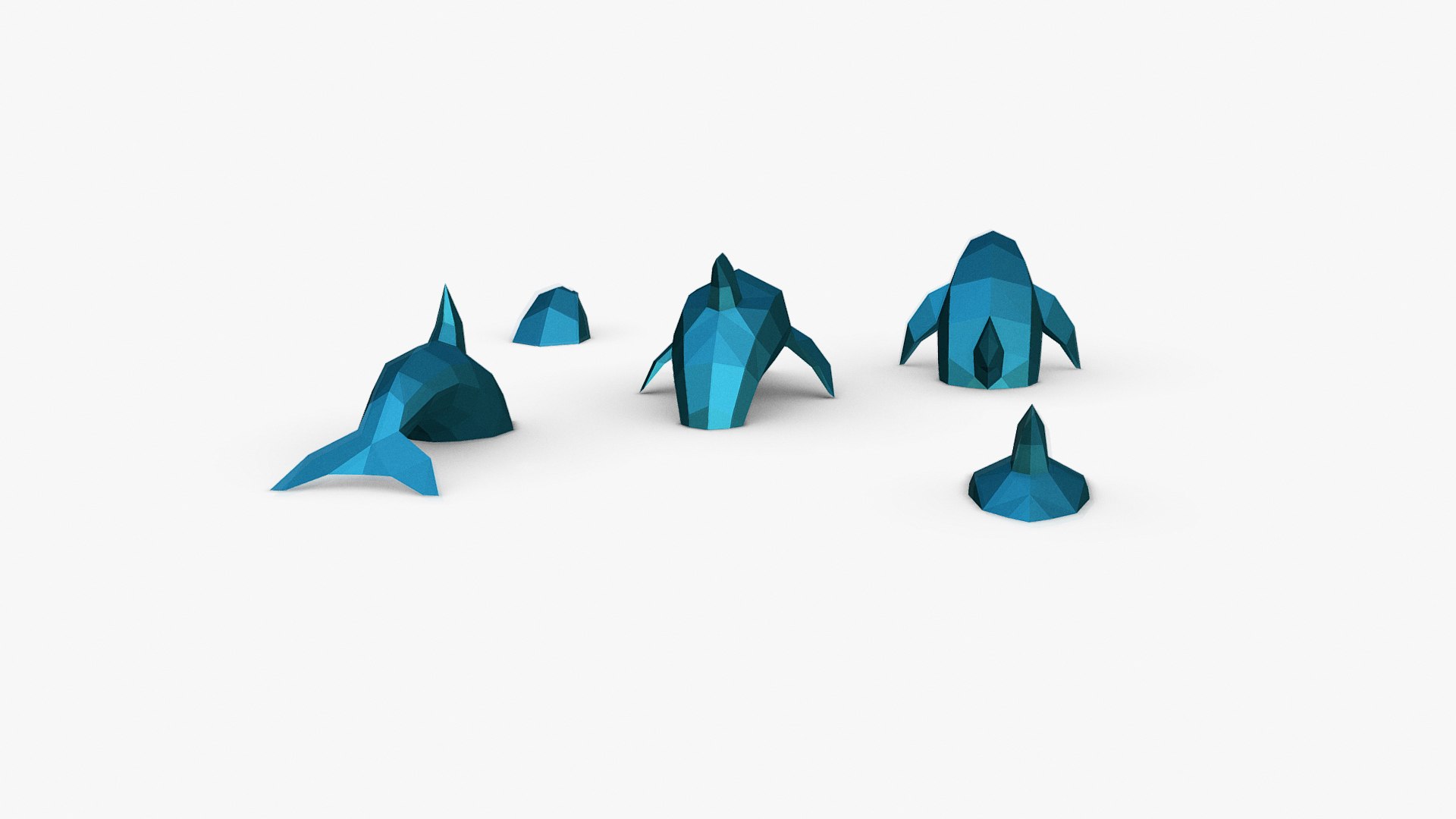 3D dolphins model - TurboSquid 2032305