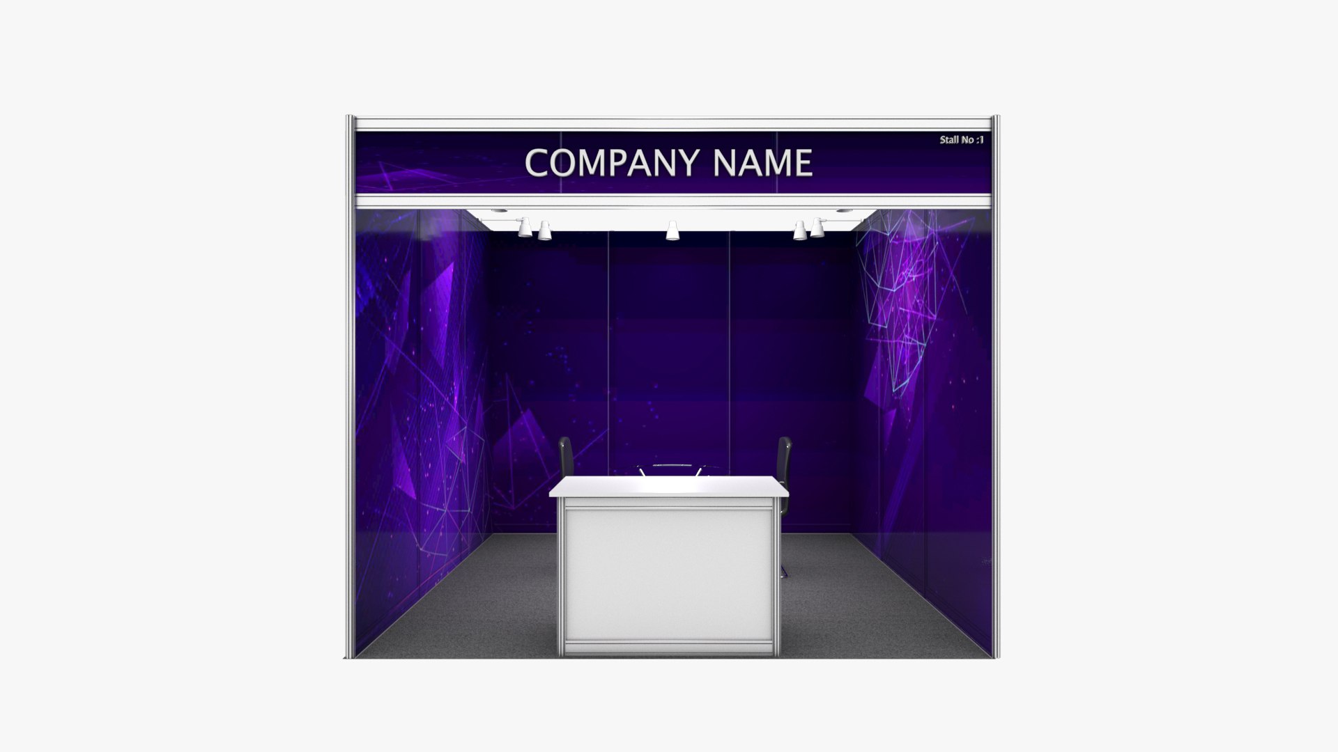 Octanorm System Booth - 9 SqmBooth 3D Model - TurboSquid 2148533