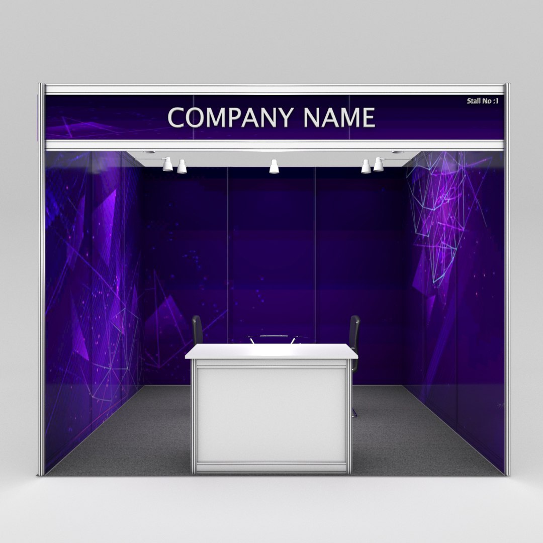 Octanorm System Booth - 9 SqmBooth 3D Model - TurboSquid 2148533