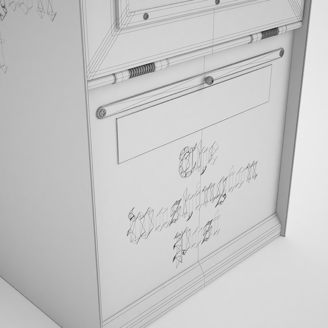 3d Model Newspaper Box