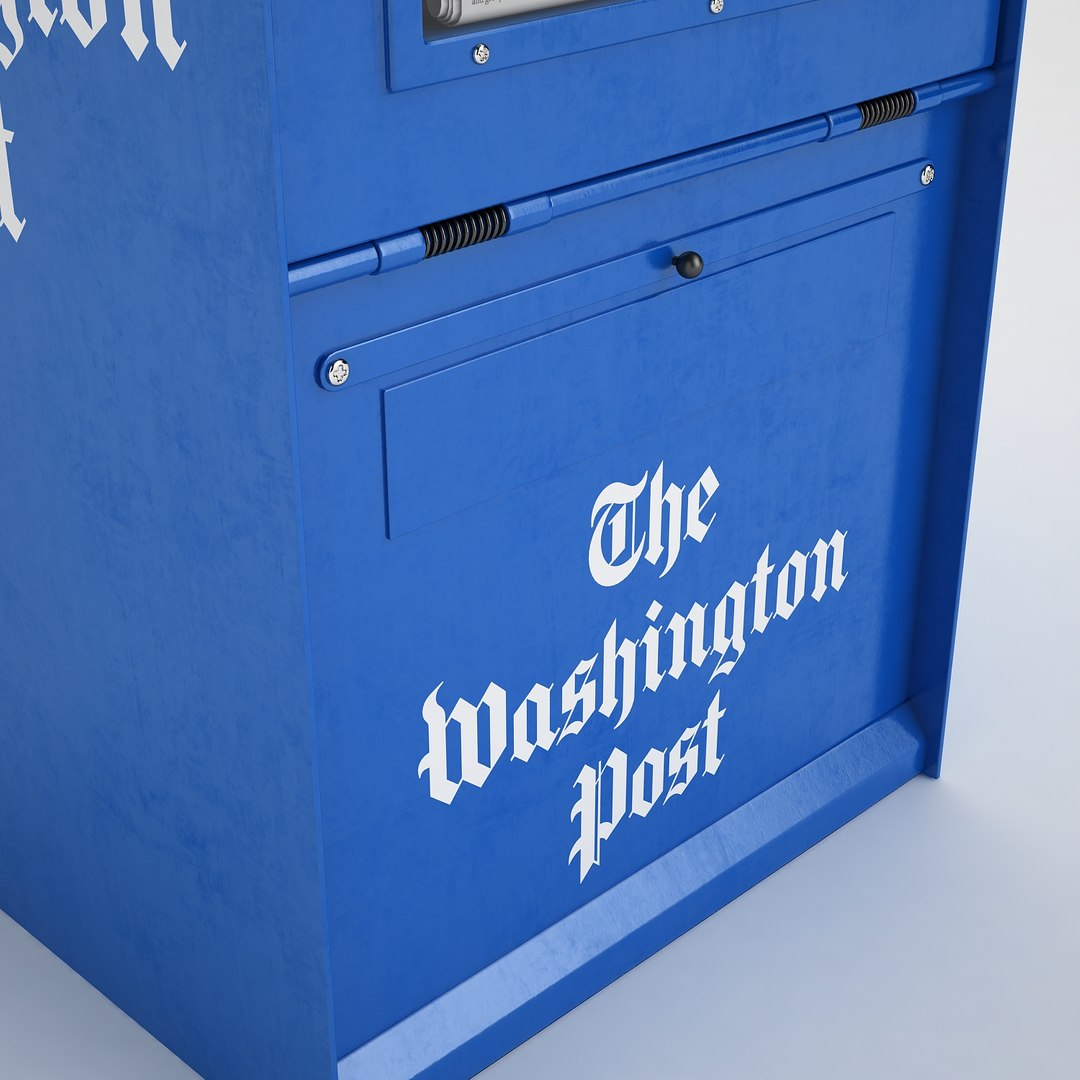 3d Model Newspaper Box