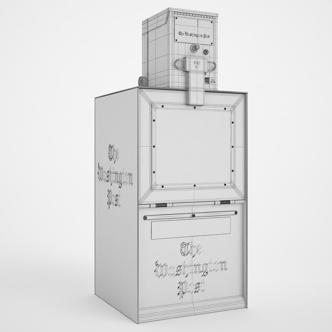 3d Model Newspaper Box