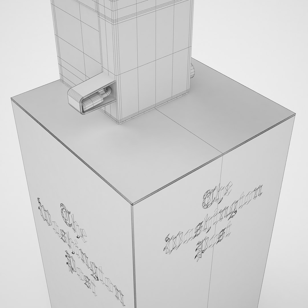 3d Model Newspaper Box
