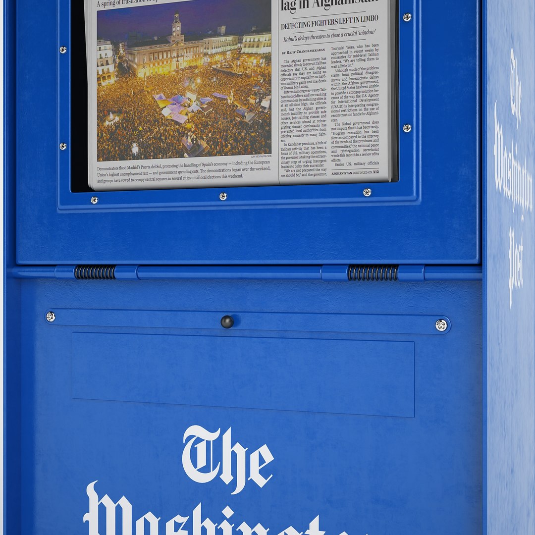 3d Model Newspaper Box
