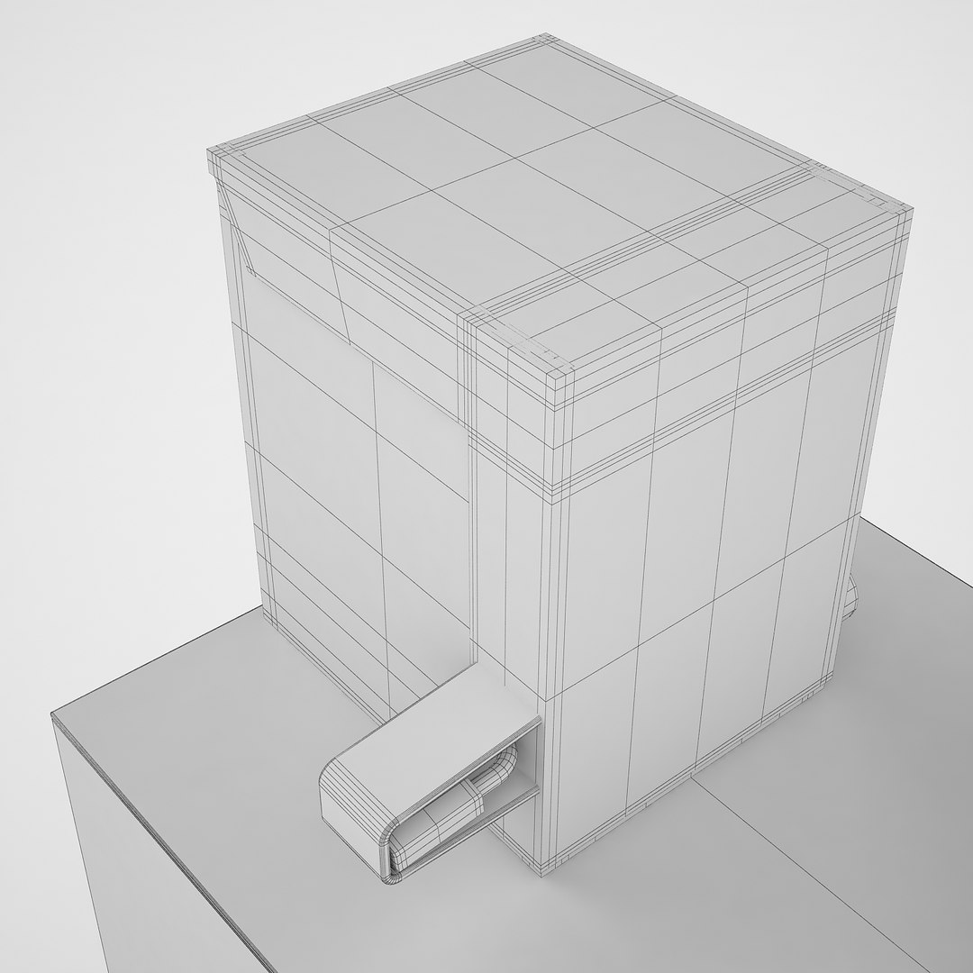 3d Model Newspaper Box