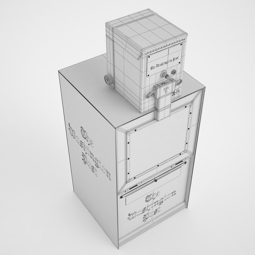3d Model Newspaper Box
