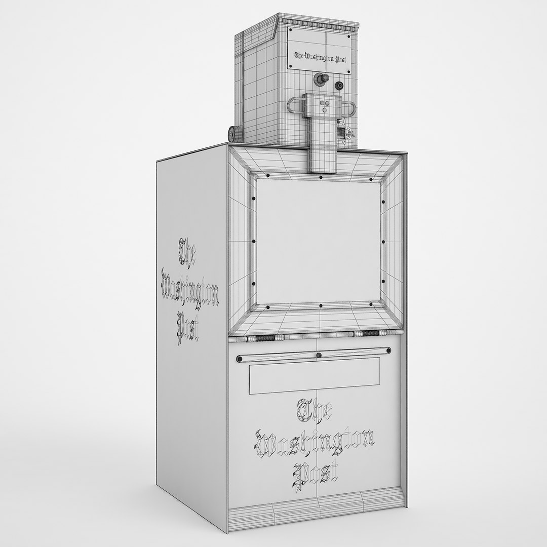 3d Model Newspaper Box