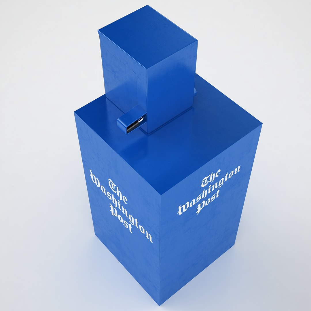 3d Model Newspaper Box