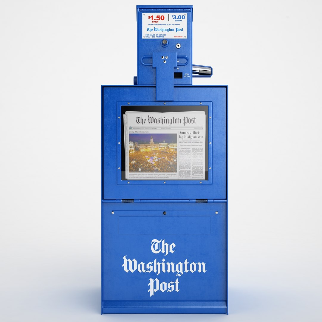3d Model Newspaper Box