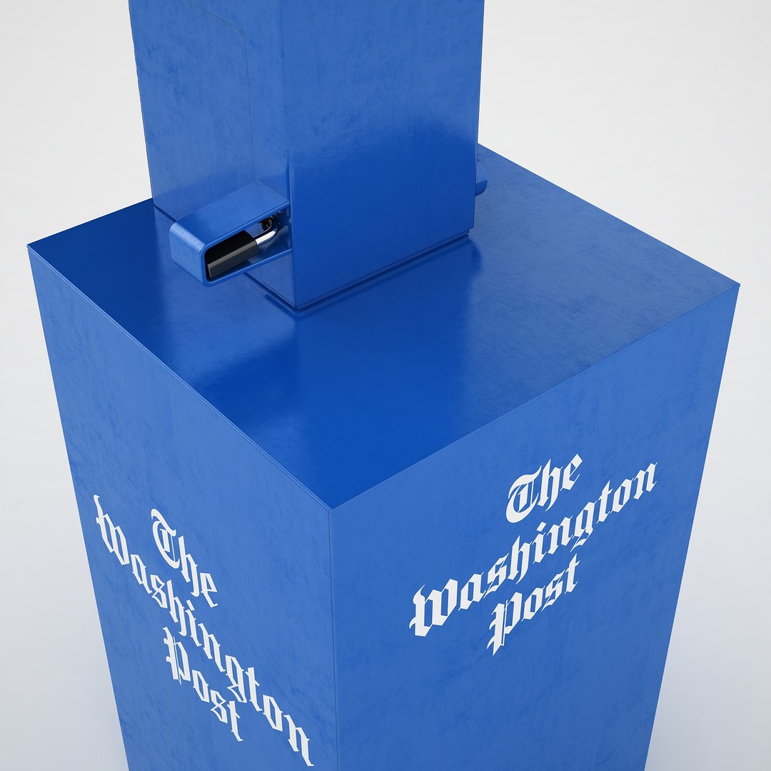 3d Model Newspaper Box