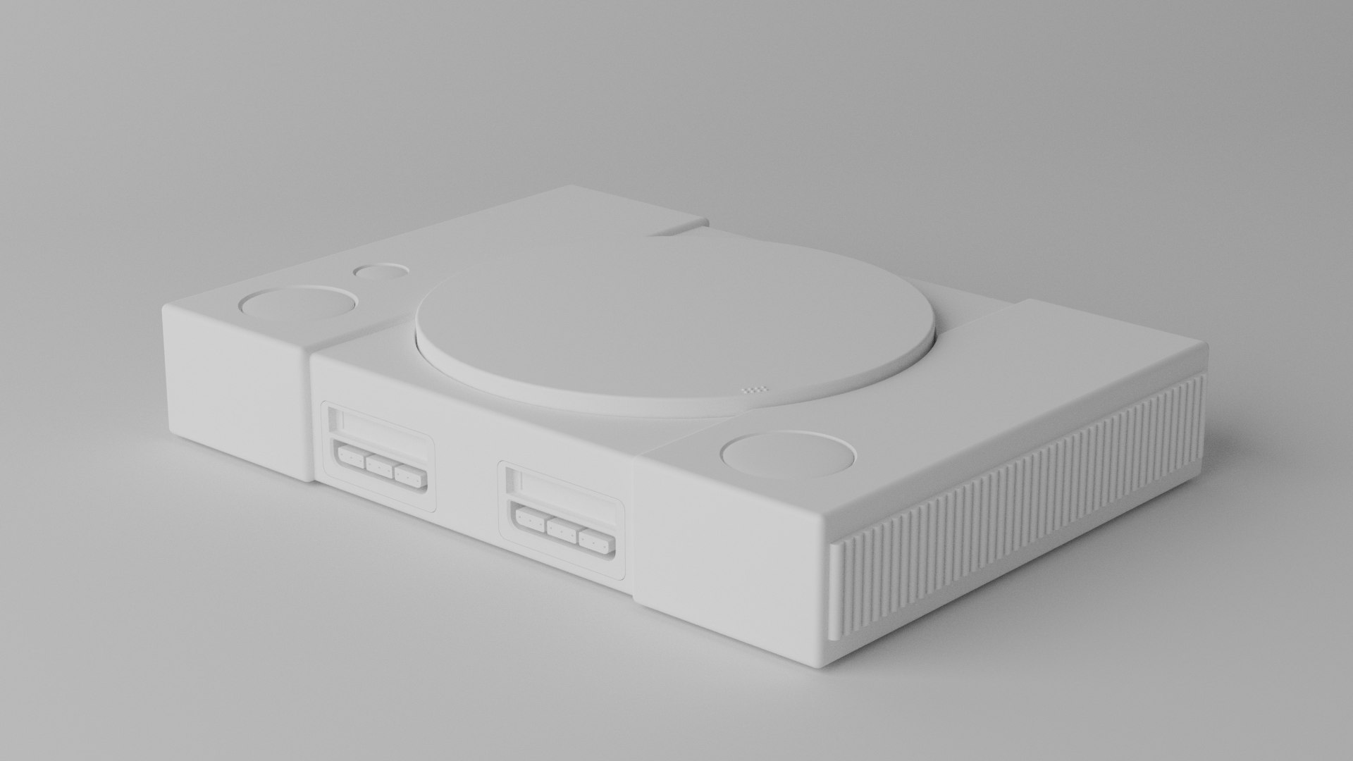 Cartoon Sony Playstation Classic Gaming Console Model - TurboSquid 2141950
