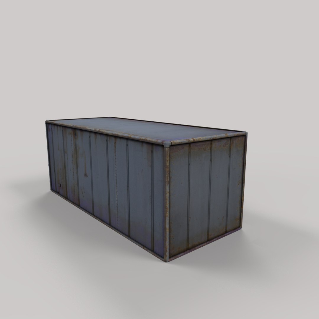 3D Container Modelled - TurboSquid 1212172