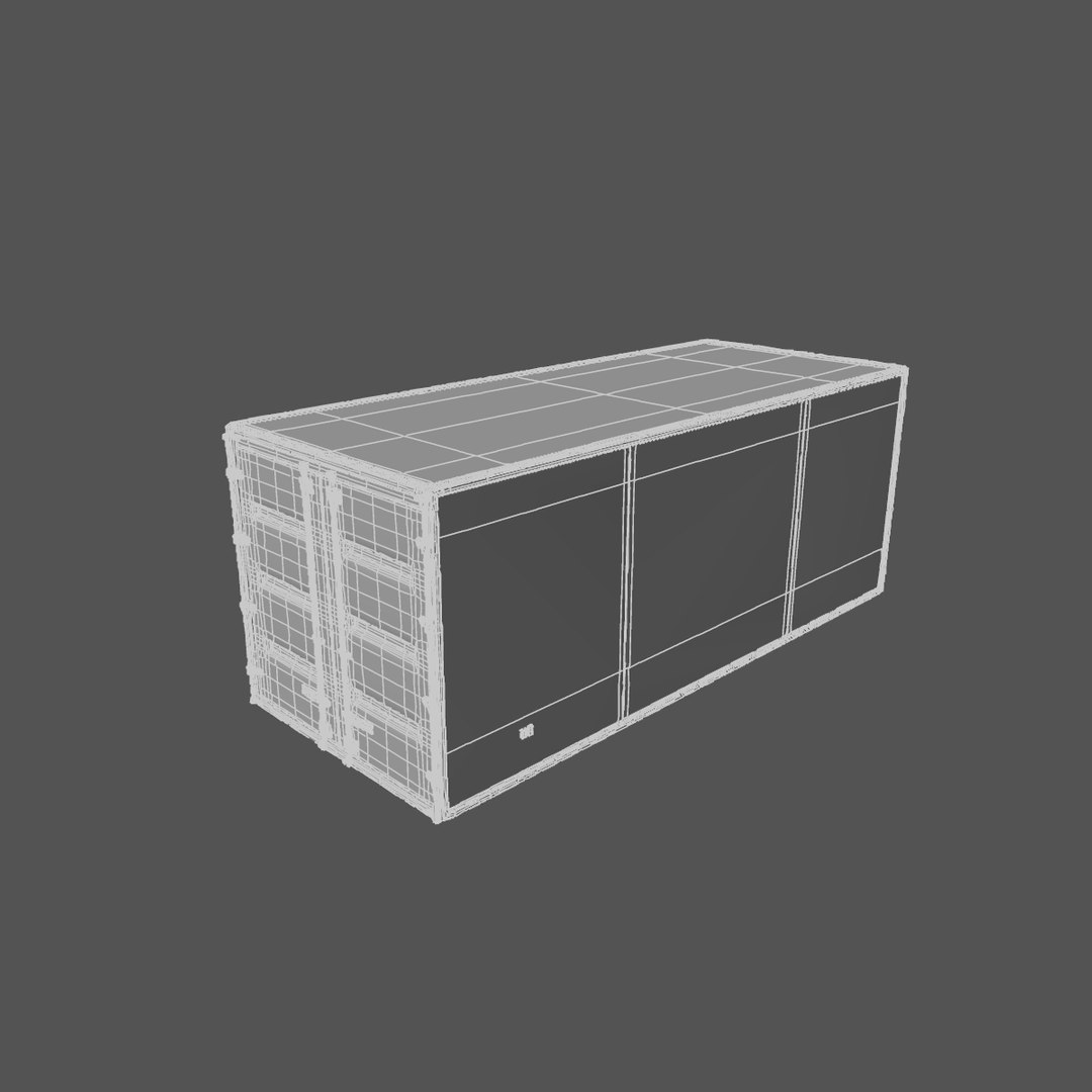 3D Container Modelled - TurboSquid 1212172