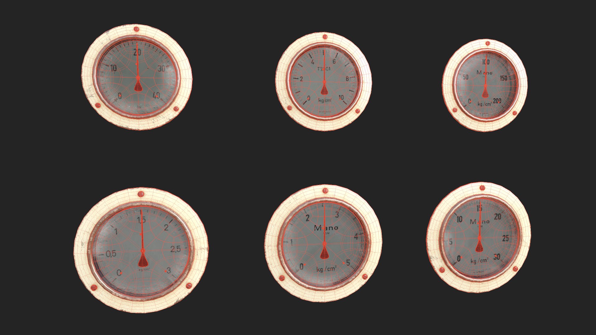 Gauge Bundle Model - TurboSquid 1723080