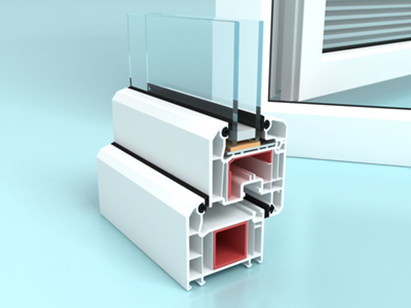 Maya Cross Section Window Pvc