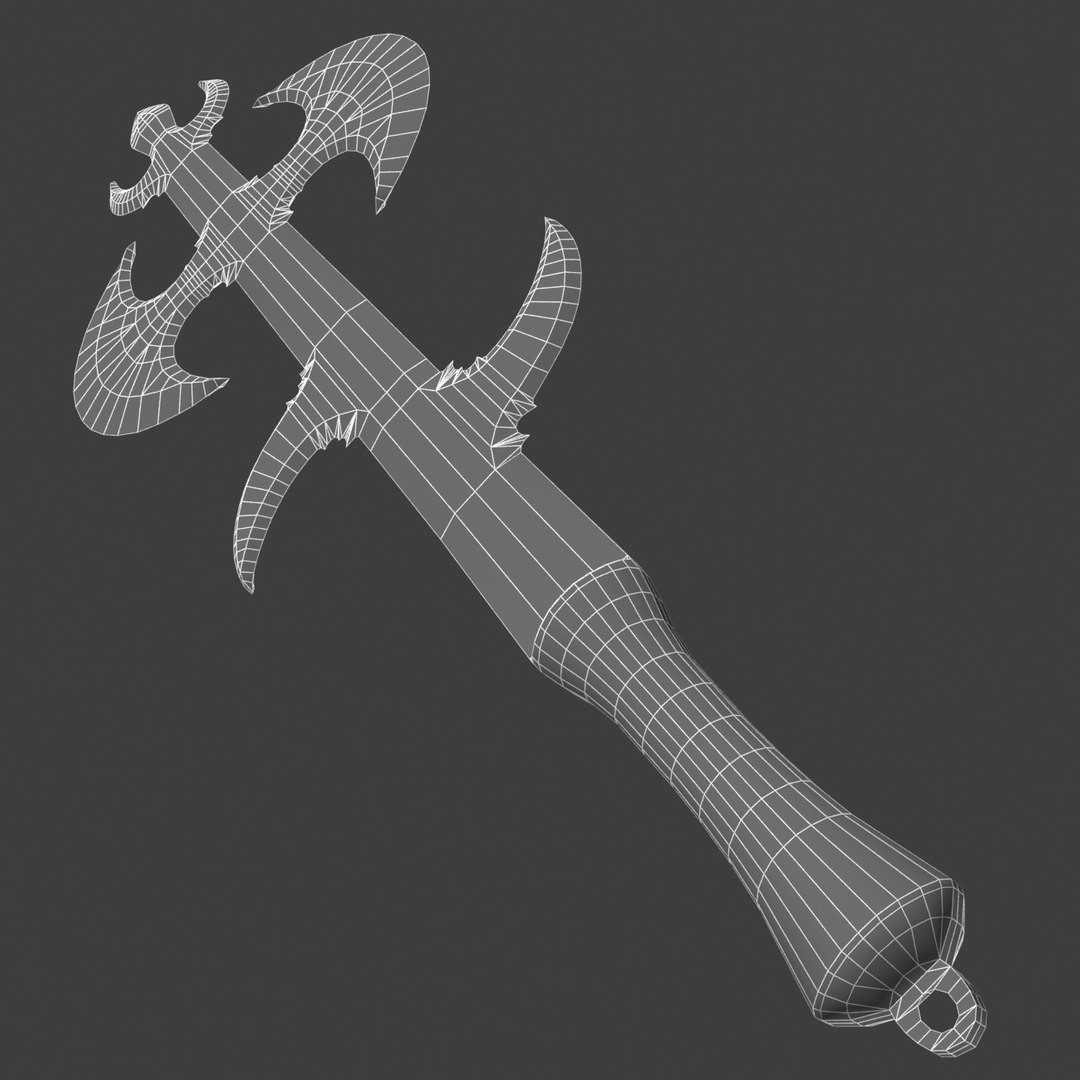 African Throwing Blade 3ds