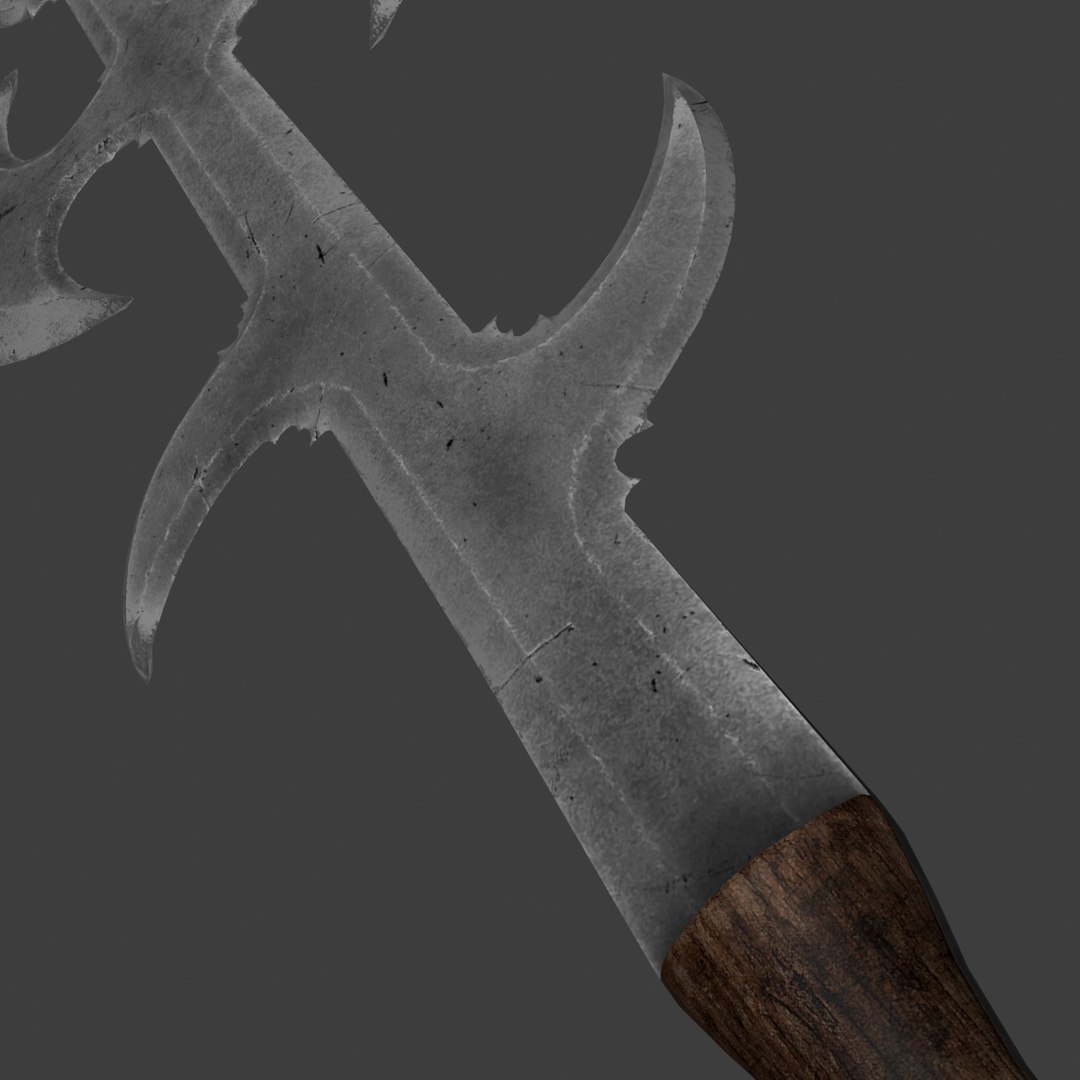 African Throwing Blade 3ds