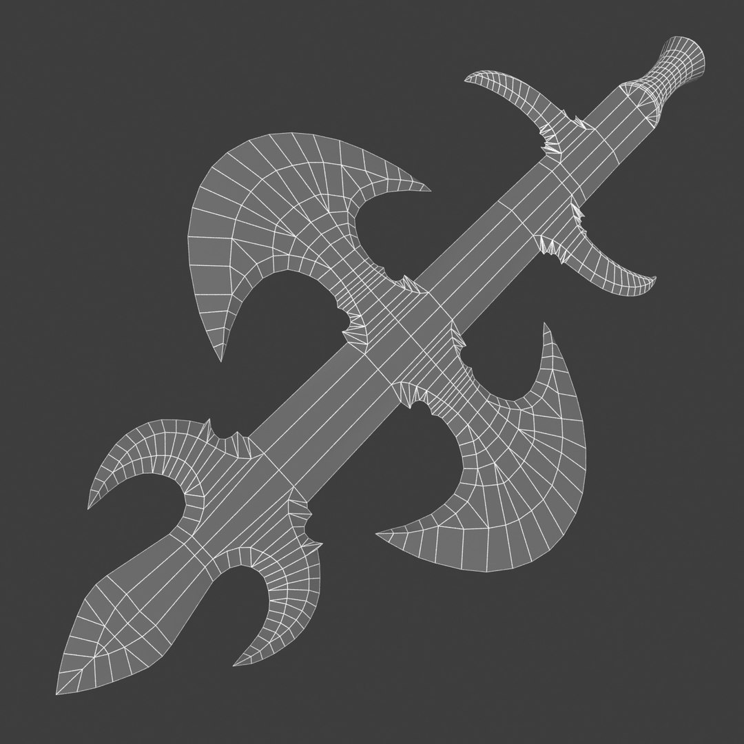 African Throwing Blade 3ds