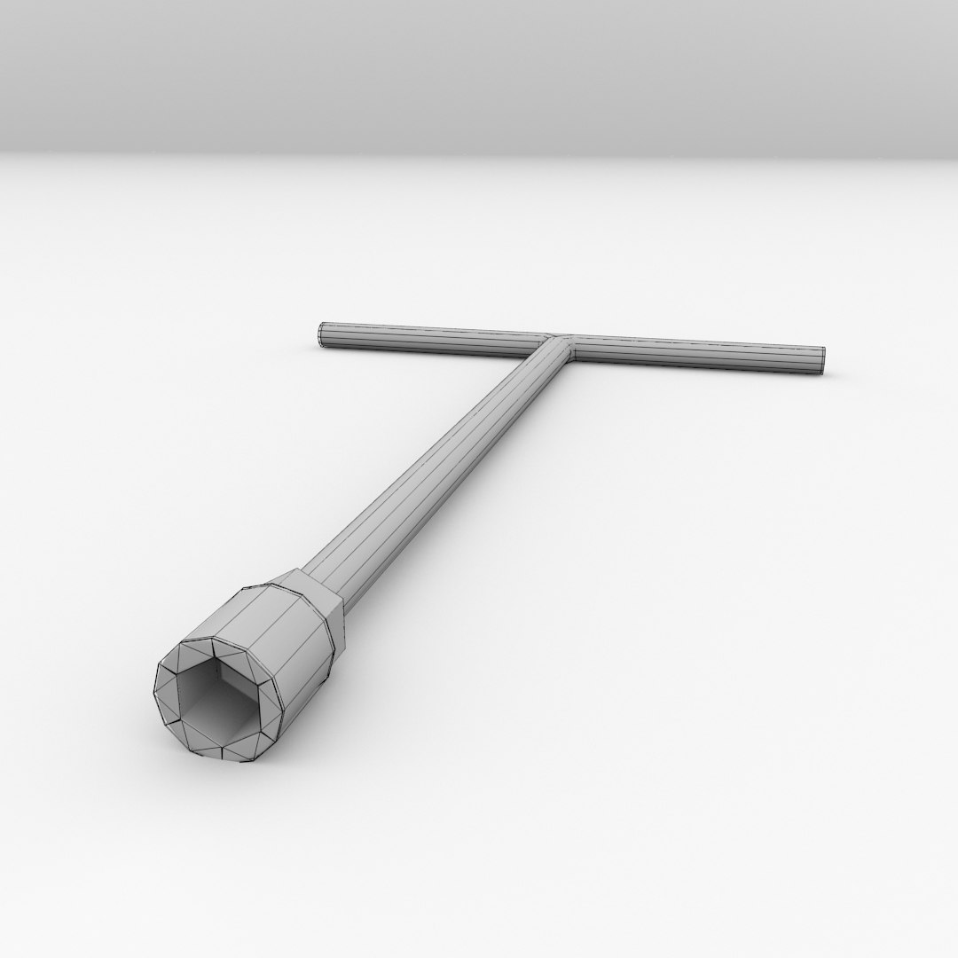 3d Model Socket Wrench