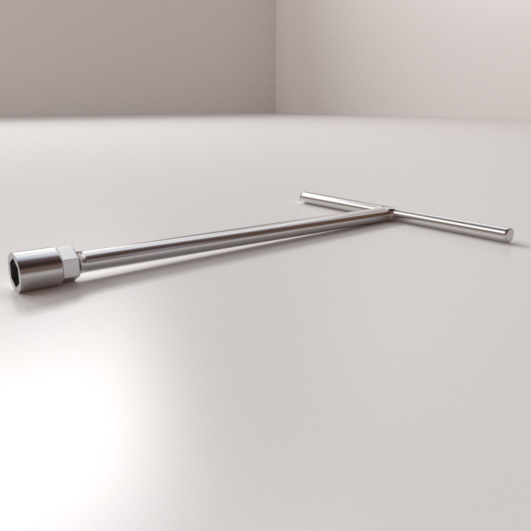 3d Model Socket Wrench