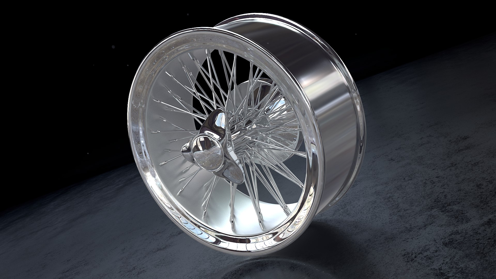 3D Car Alloy Rim Spokes - TurboSquid 1435499