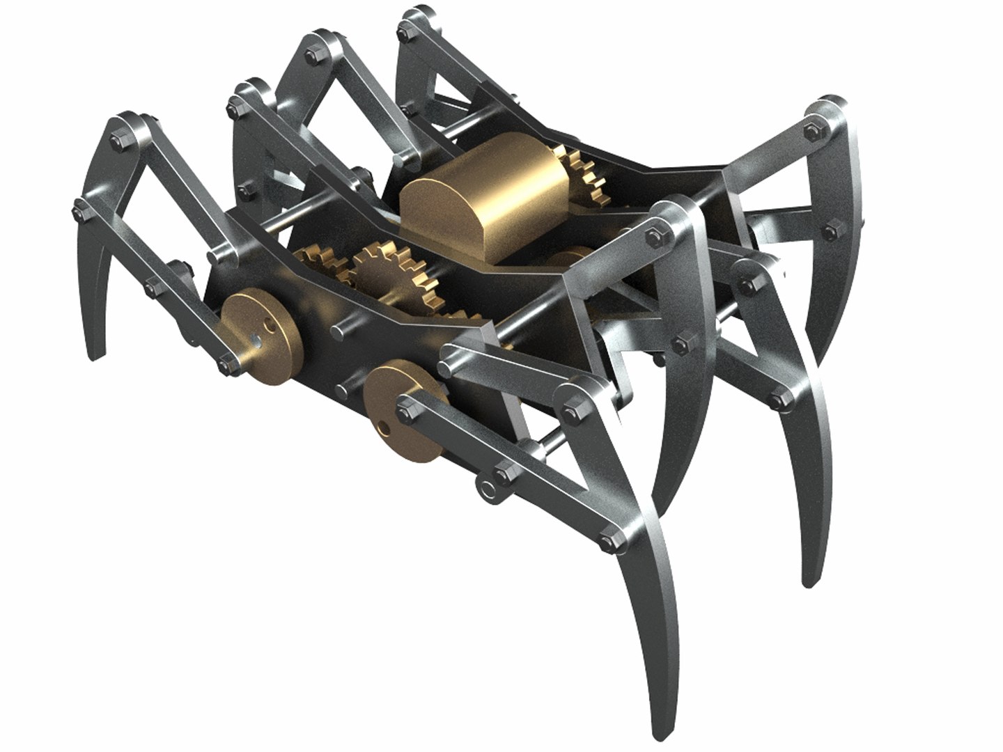 Spider Robot 3D Model - TurboSquid 2133591