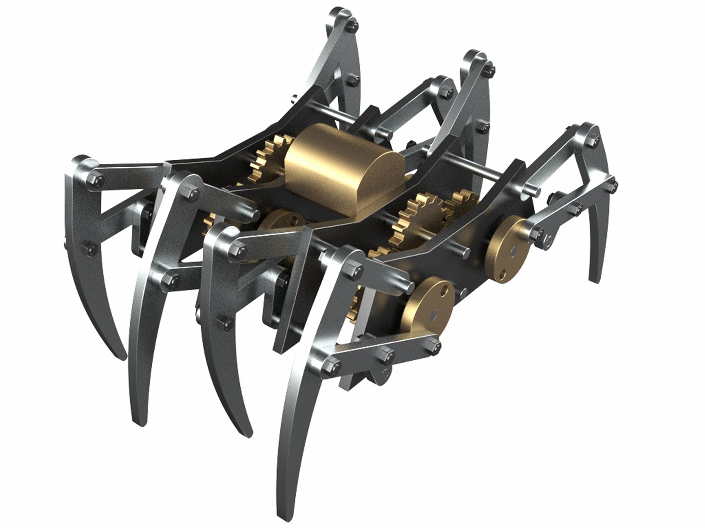 Spider Robot 3D Model - TurboSquid 2133591