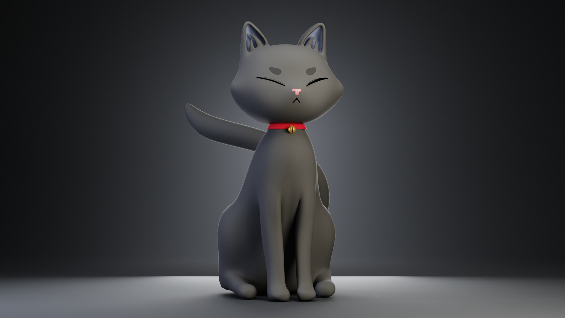 3D Model Black Cat - TurboSquid 2258021