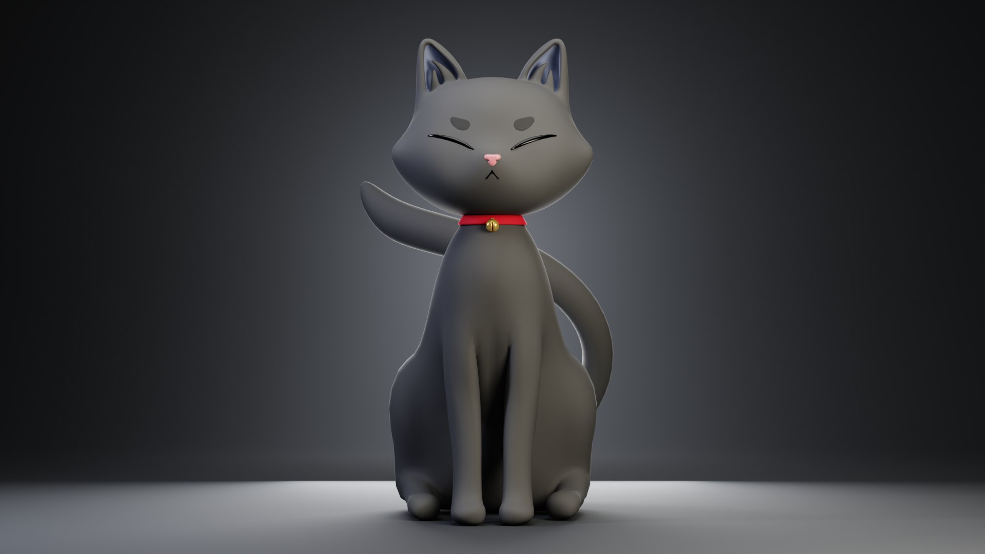 3D Model Black Cat - TurboSquid 2258021