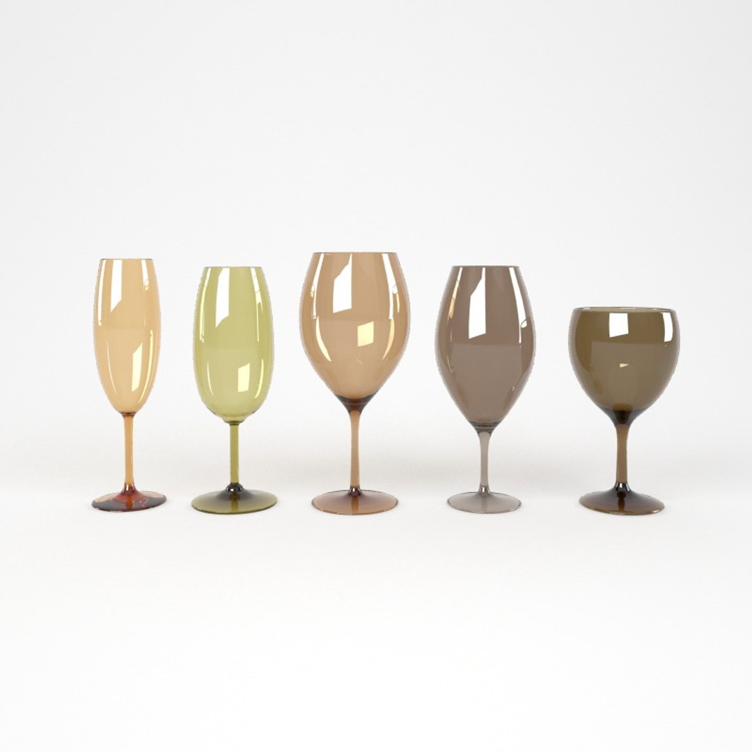 Max Bottles Wine Tinted Glasses