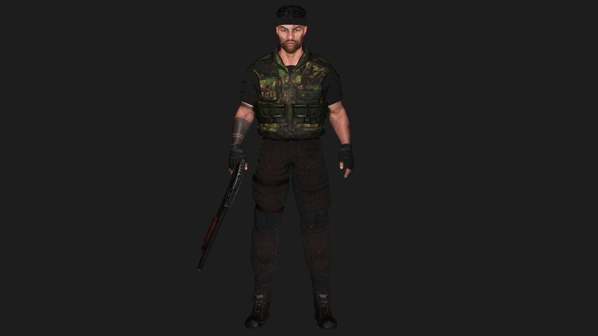 AAA 3D REALISTIC MALE CHARACTER - SURVIVAL APOCALYPSE OUTFIT Model ...