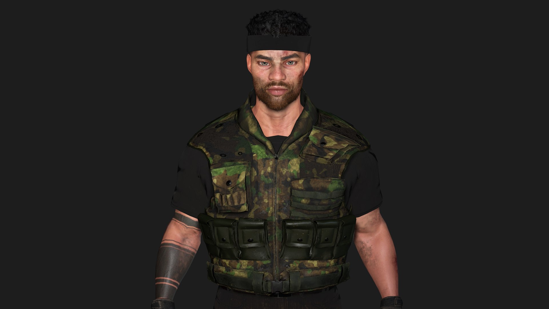 AAA 3D REALISTIC MALE CHARACTER - SURVIVAL APOCALYPSE OUTFIT Model ...