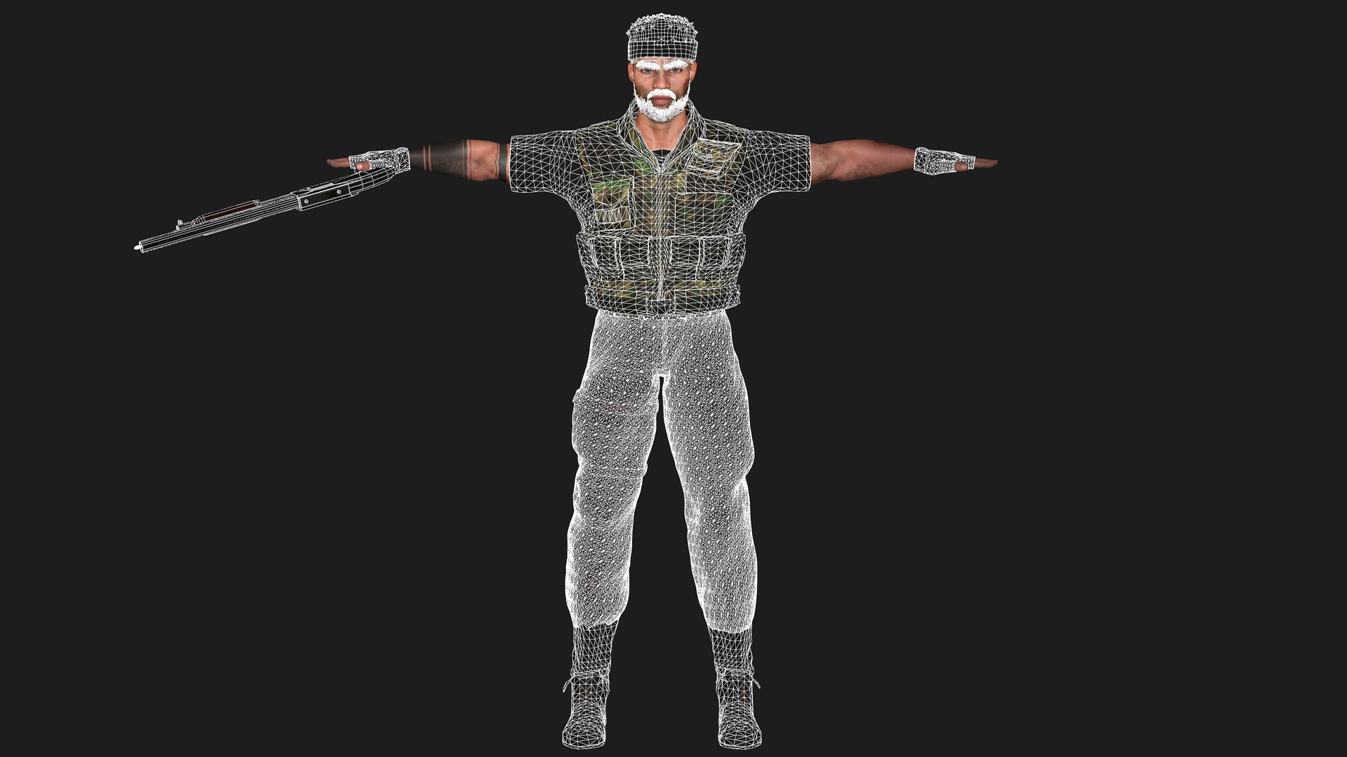 AAA 3D REALISTIC MALE CHARACTER - SURVIVAL APOCALYPSE OUTFIT Model ...