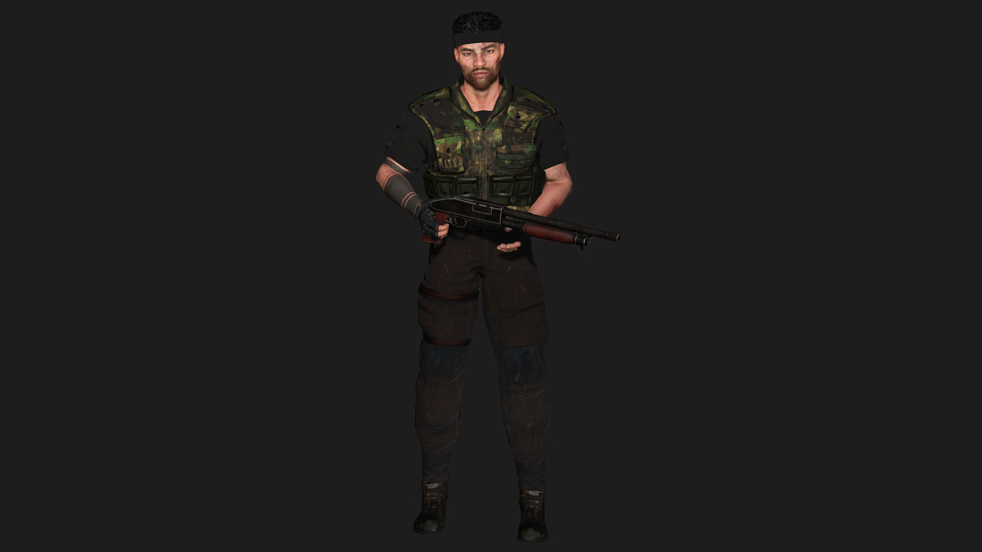 AAA 3D REALISTIC MALE CHARACTER - SURVIVAL APOCALYPSE OUTFIT Model ...