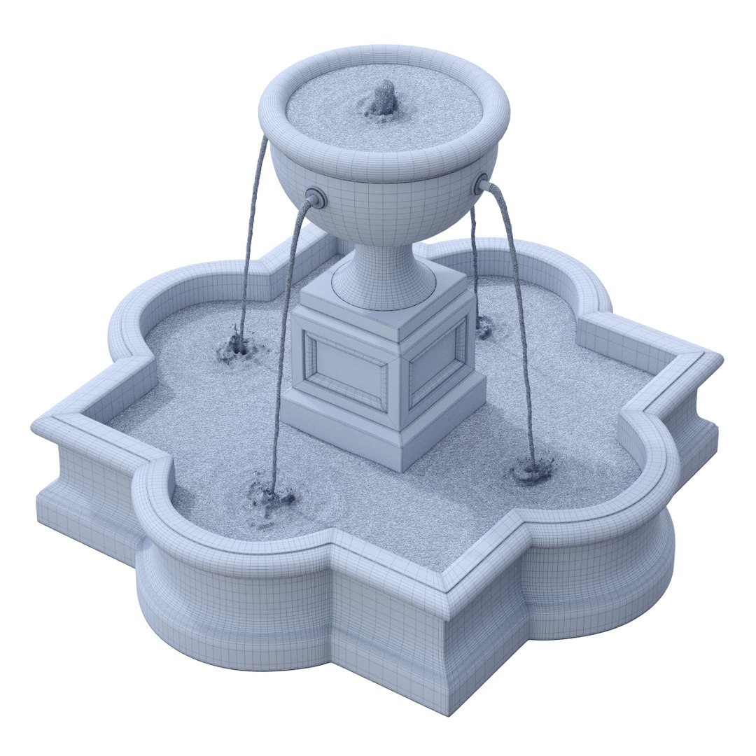 Campania - Navonna Fountain 3D Model - TurboSquid 1902426