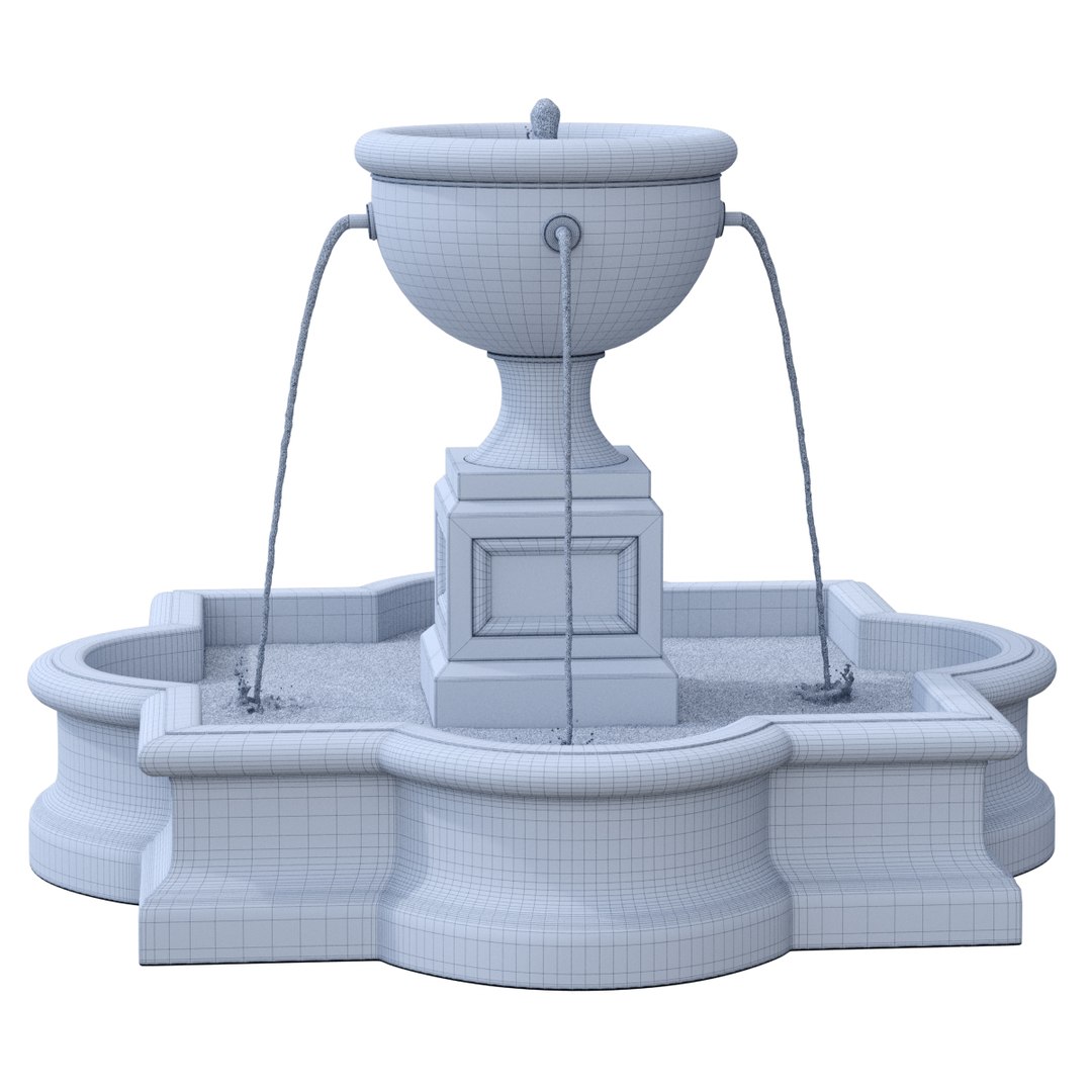 Campania - Navonna Fountain 3D Model - TurboSquid 1902426