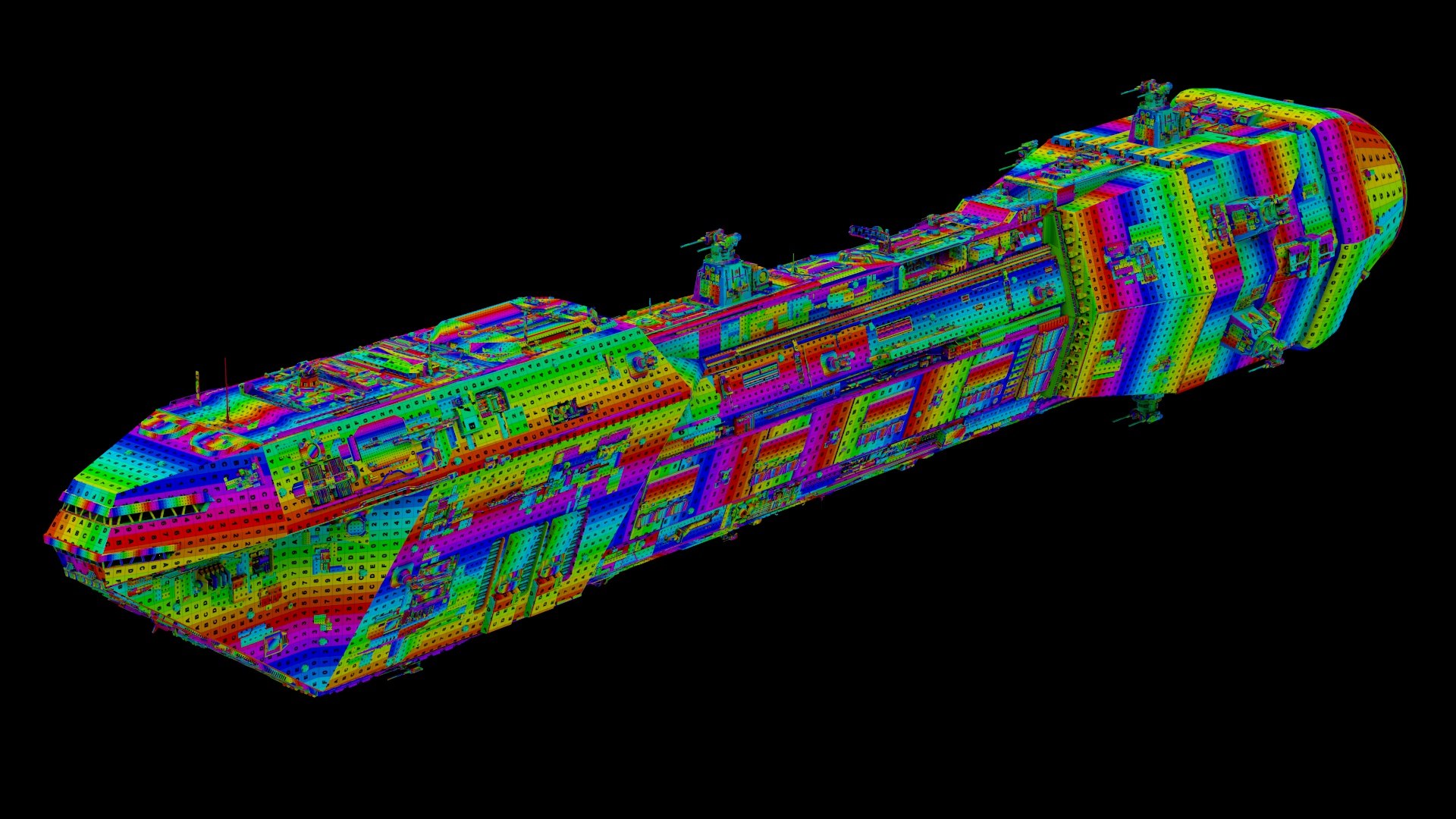 Lancer Spaceship 3D Model - TurboSquid 1477315