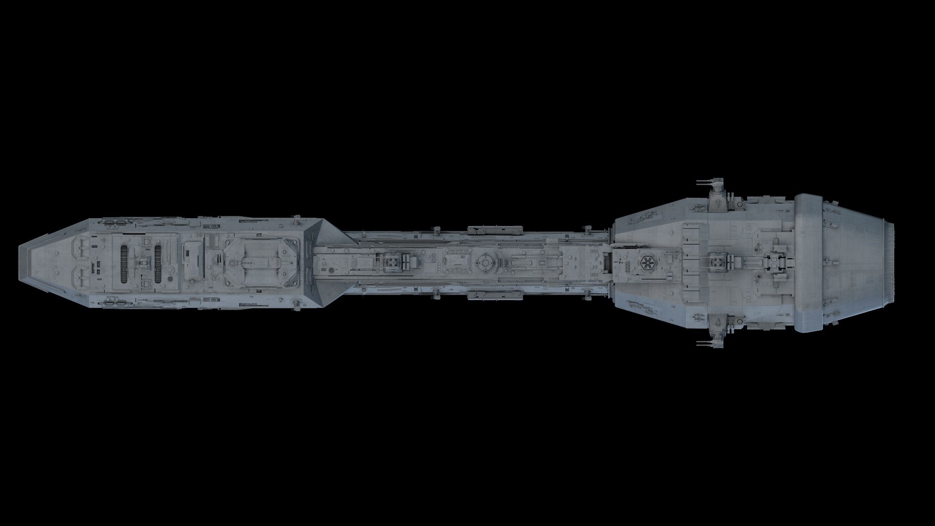 Lancer Spaceship 3D Model - TurboSquid 1477315