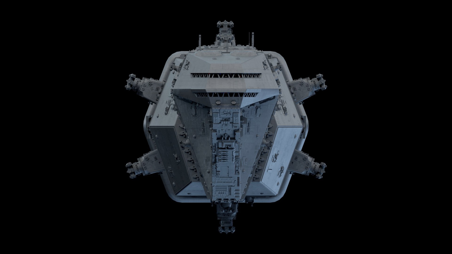 Lancer Spaceship 3D Model - TurboSquid 1477315