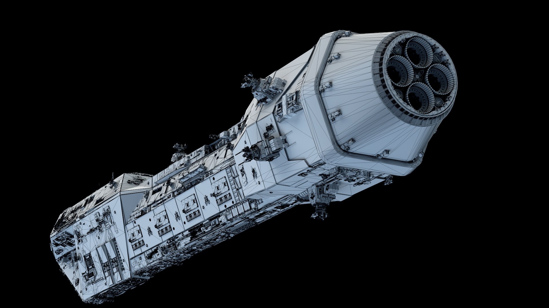 Lancer Spaceship 3D Model - TurboSquid 1477315