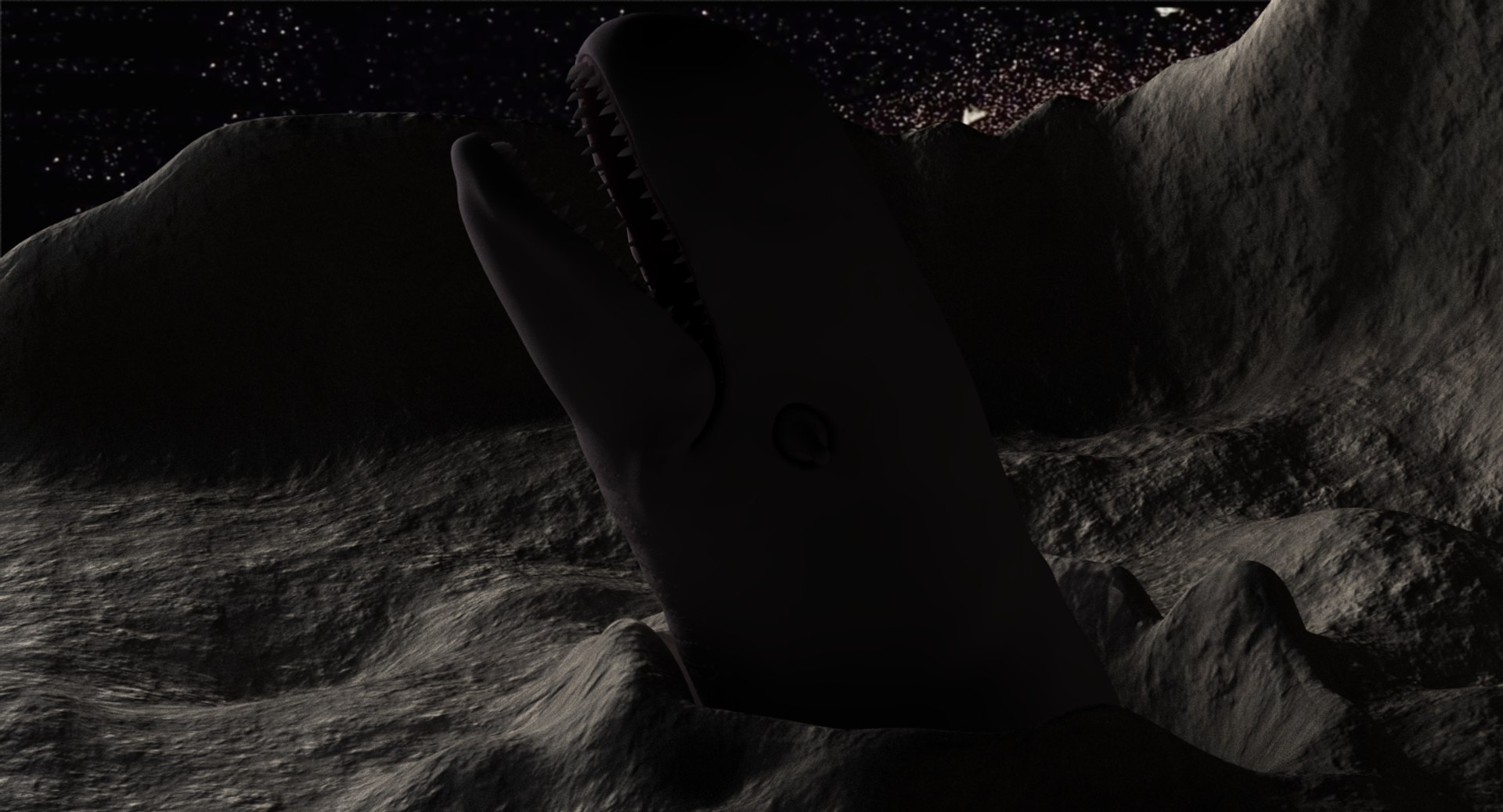 3D Exogorth Asteroid - TurboSquid 1369625