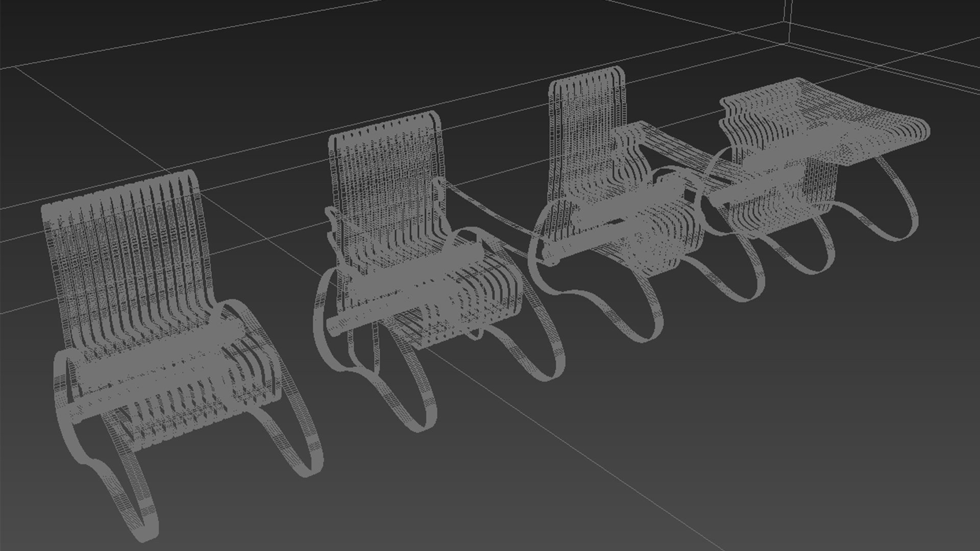 3D Rotating Chair With Multi-function model - TurboSquid 2095633
